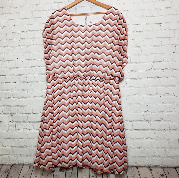 Tacera | Dresses | 3 For 5 Tacera Chevron Dress | Poshmark